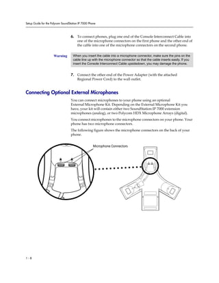 Polycom soundstation ip7000 set up guide | PDF