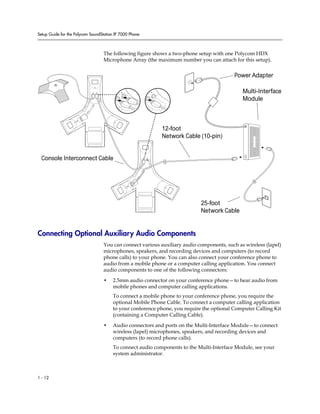 Polycom soundstation ip7000 set up guide | PDF
