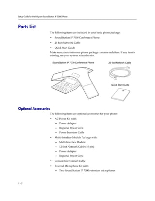 Polycom soundstation ip7000 set up guide | PDF