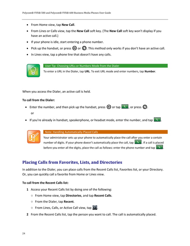 Polycom vvx500 vvx600 user guide | PDF