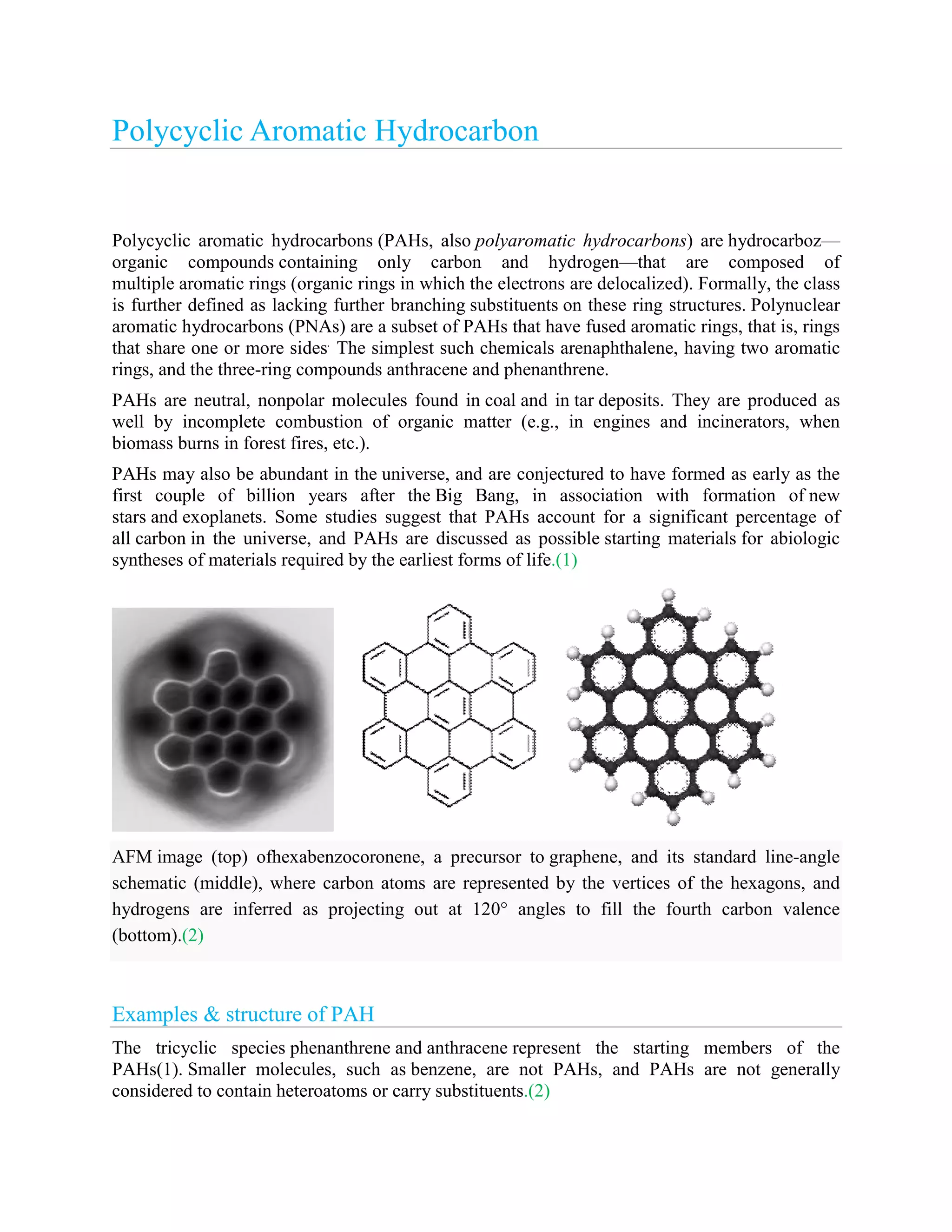 Polycyclic aromatic hydrocarbon | PDF
