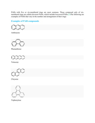 Polycyclic aromatic hydrocarbon | PDF