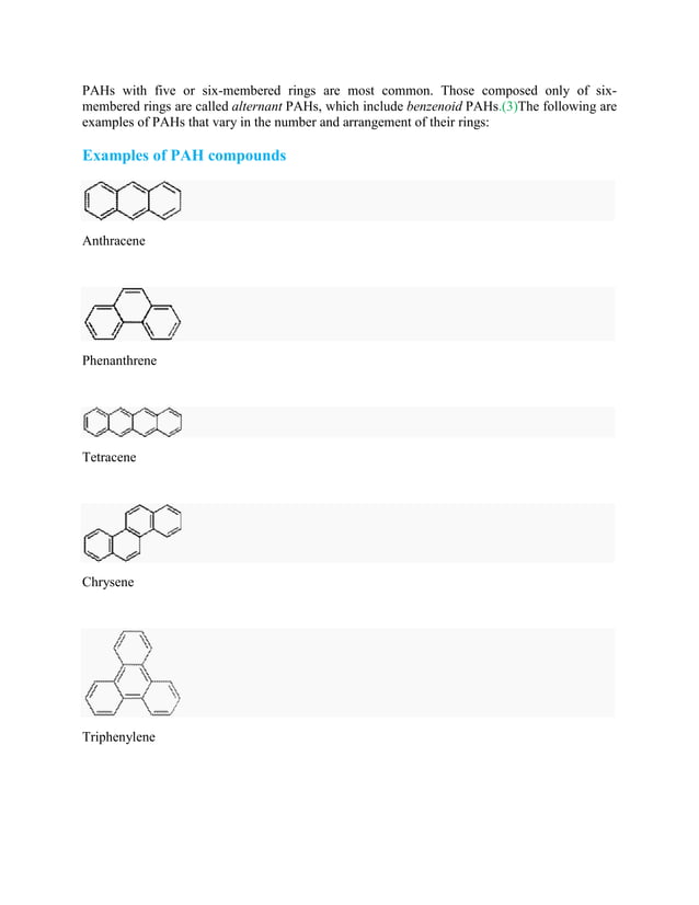 Polycyclic aromatic hydrocarbon | PDF | Chemistry | Science
