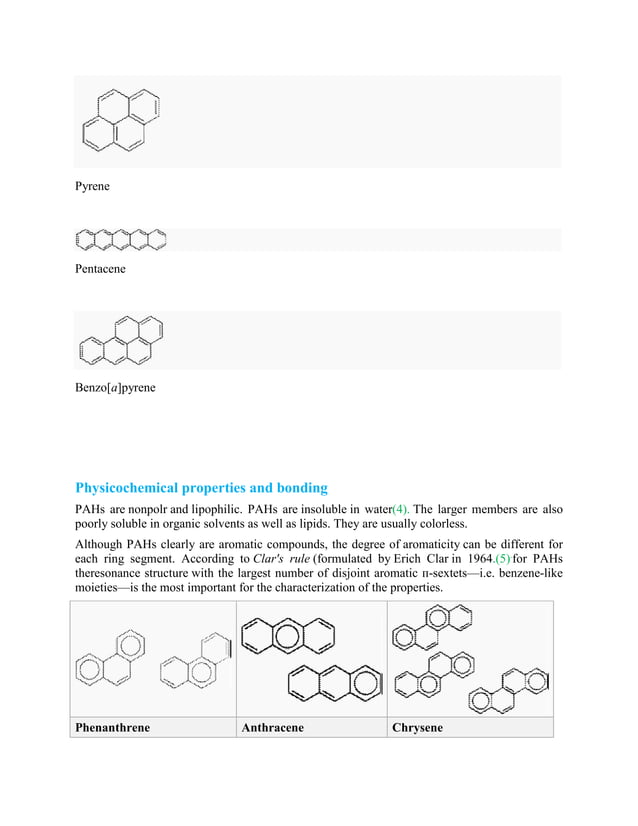 Polycyclic aromatic hydrocarbon | PDF | Chemistry | Science