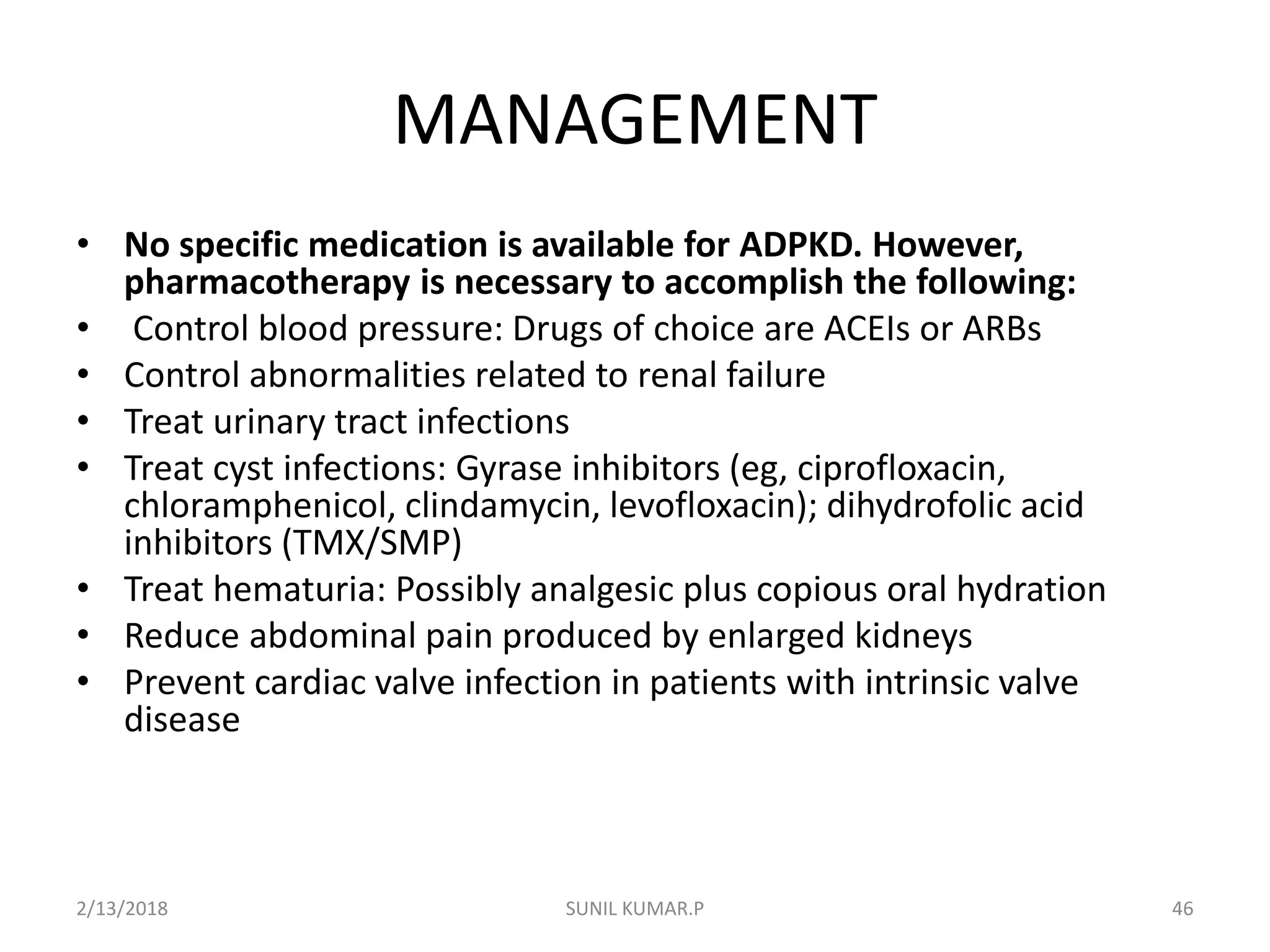 Poly cystic kidney disease | PPTX