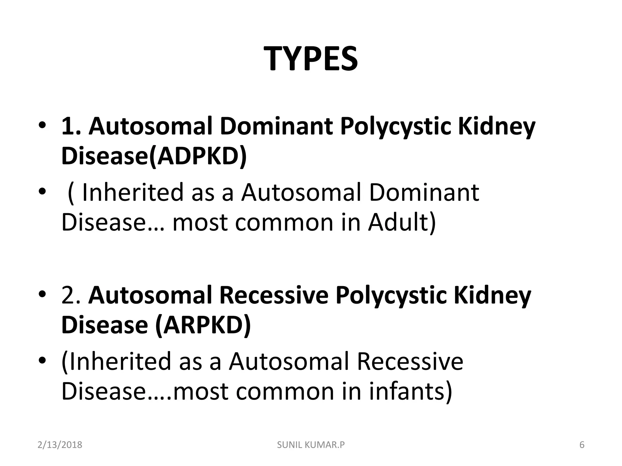 Poly cystic kidney disease | PPTX