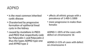 polycystic Kidney Disease well explained. | PPT