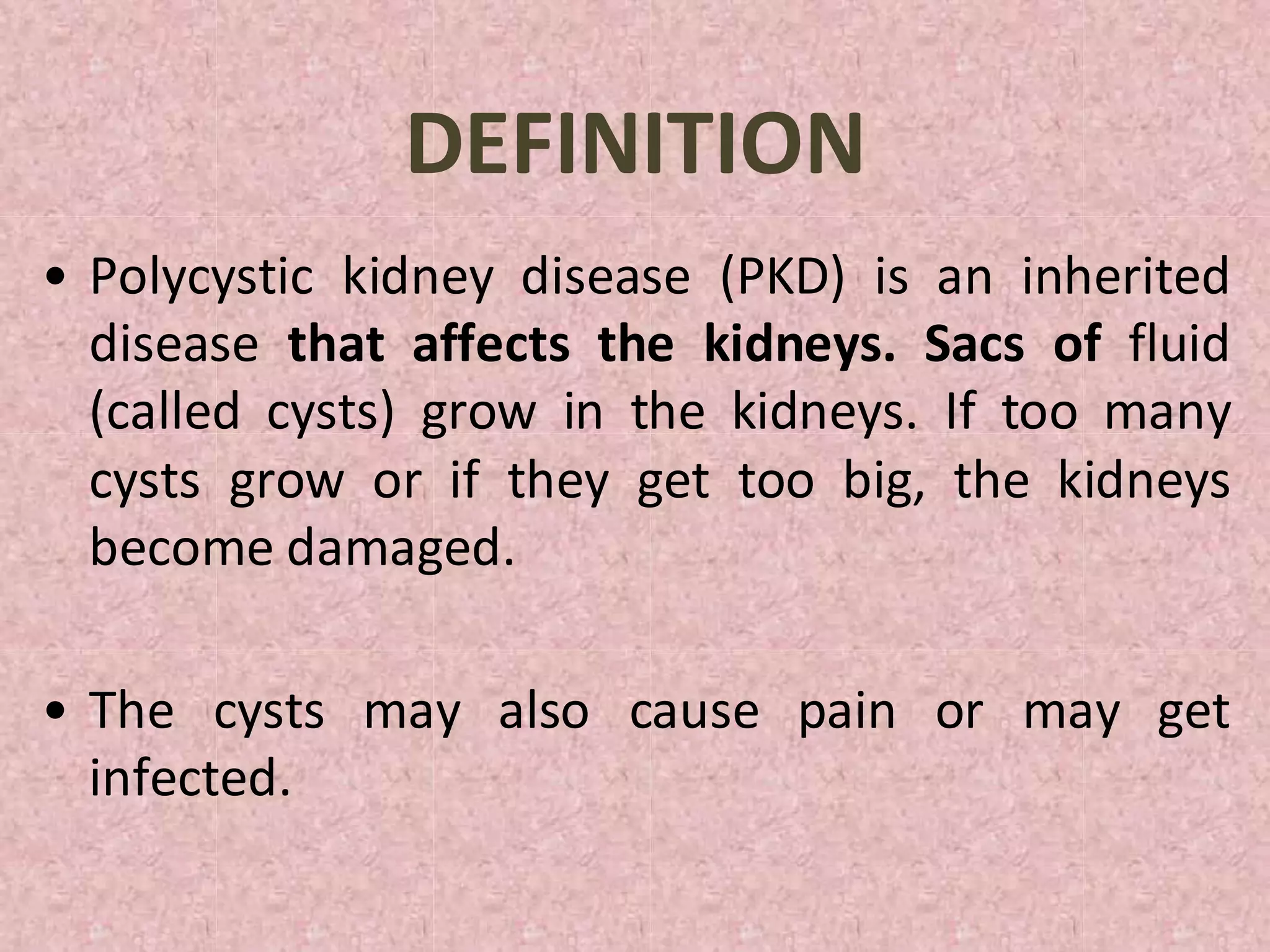Polycystic kidney disease | PDF