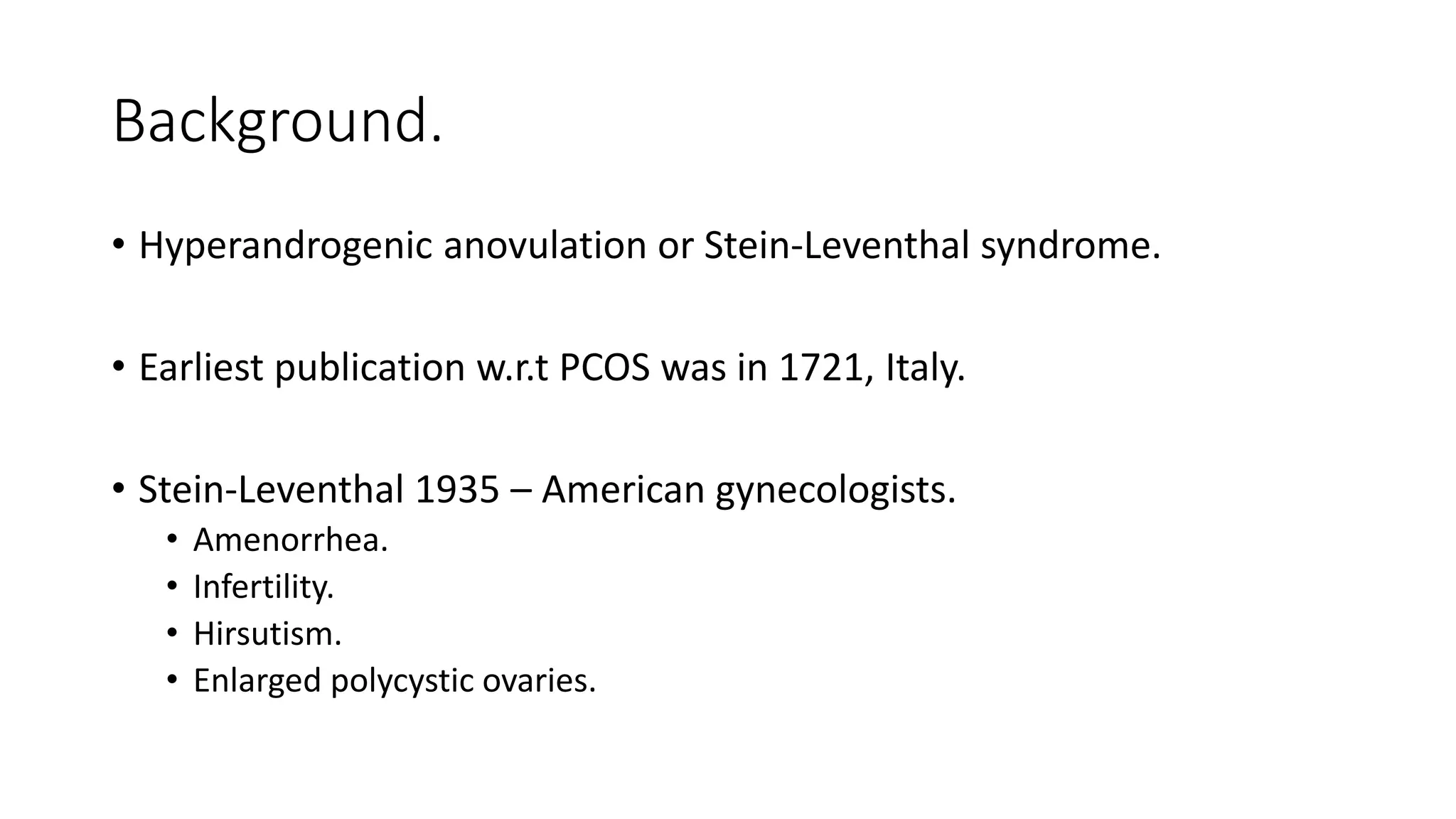 Polycystic ovarian syndrome & amenorrhea | PPTX