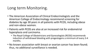 Polycystic ovarian syndrome & amenorrhea | PPTX