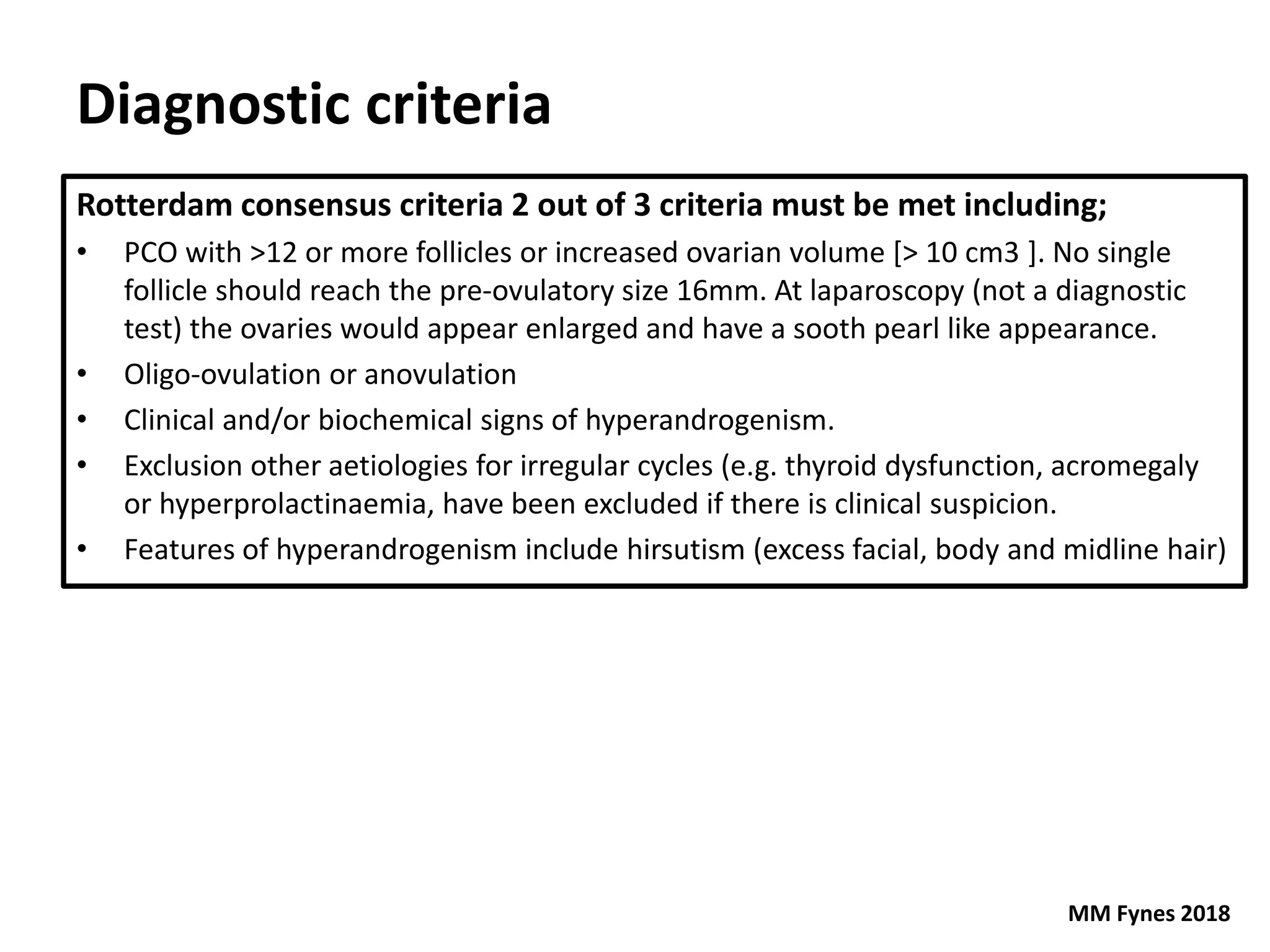 Polycystic Ovarian Syndrome (PCOS) | PDF
