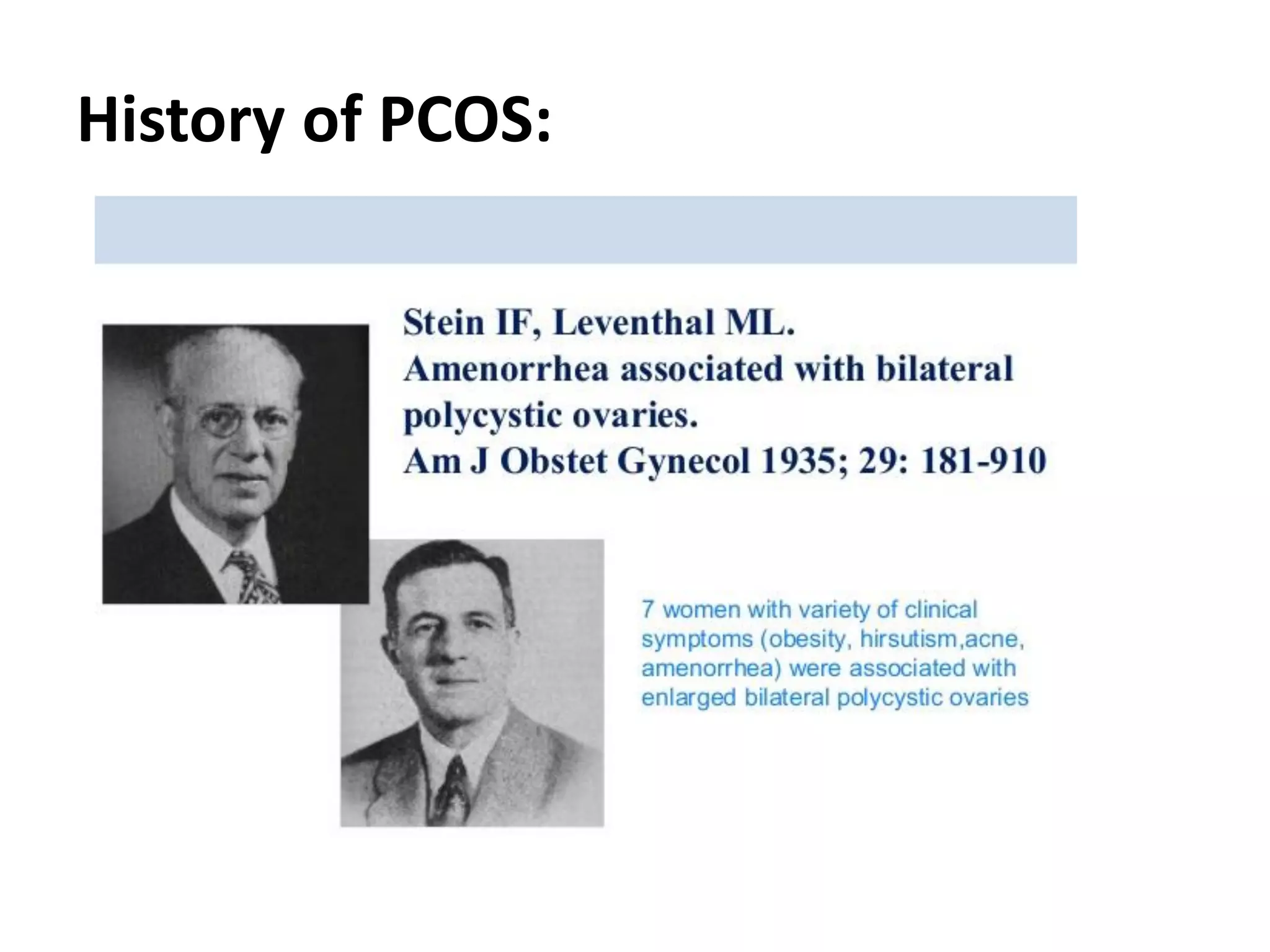 Polycystic Ovarian Syndrome (PCOS) | PDF