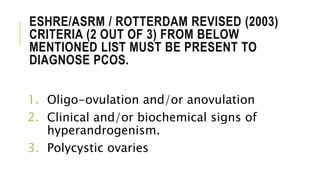 Polycystic ovary syndrome | PPTX