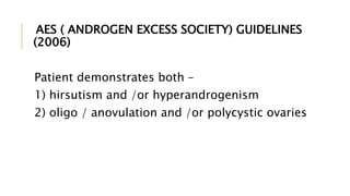 Polycystic ovary syndrome | PPTX