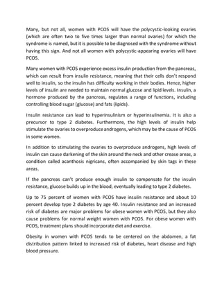 Polycystic ovary syndrome | DOCX