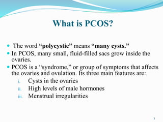 Polycystic ovary syndrome | PPTX