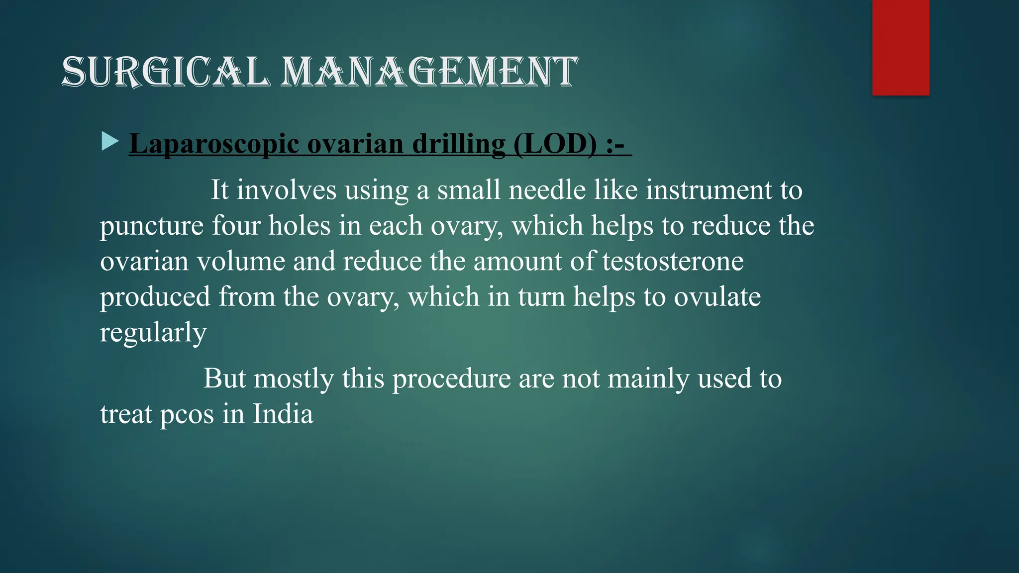 Polycystic ovary syndrome for nursing students | PPTX | Thyroid ...