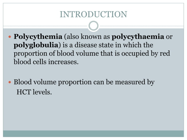 Polycythemia | PPT