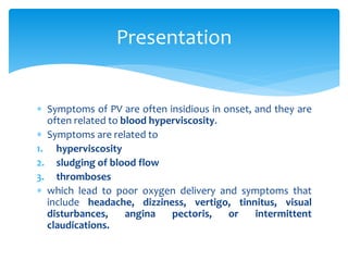 Polycythemia | PPTX