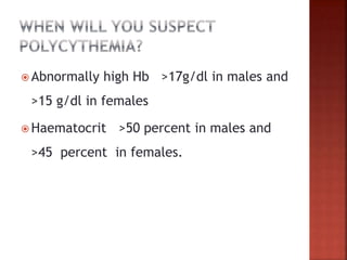 Polycythemia | PPTX