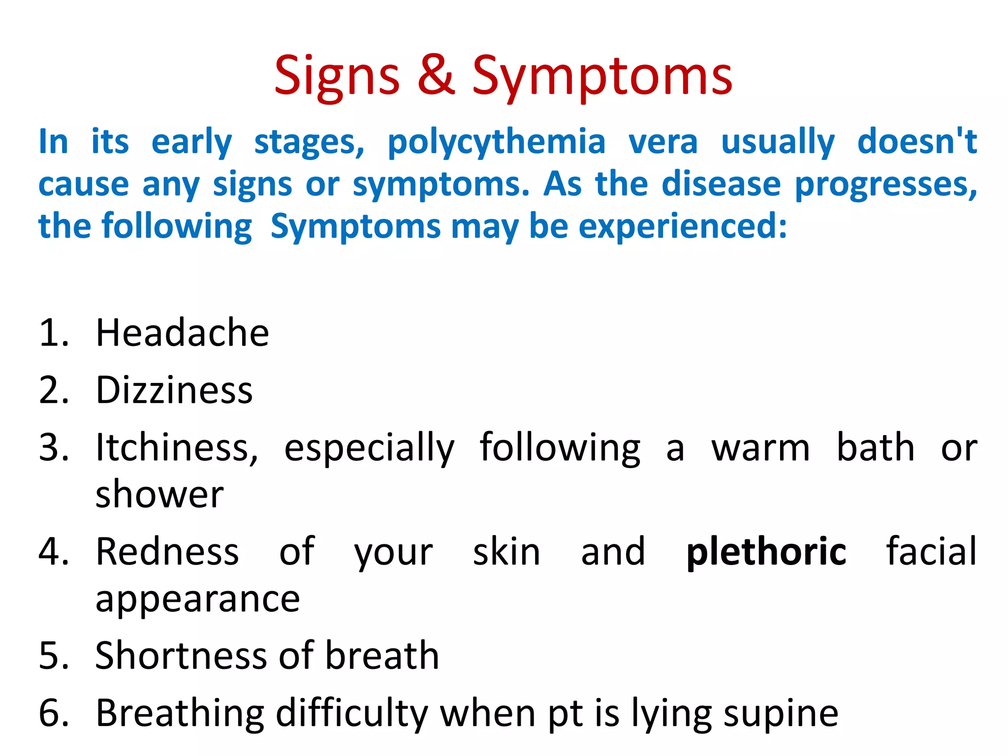 Polycythemia by Dr. Sookun Rajeev Kumar | PPTX