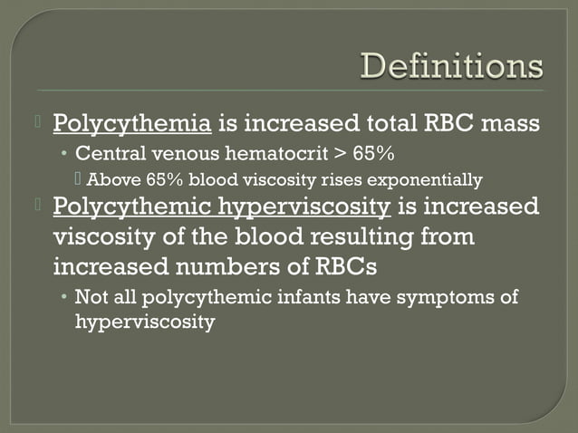 Polycythemia | PPT