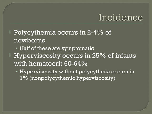 Polycythemia | PPT