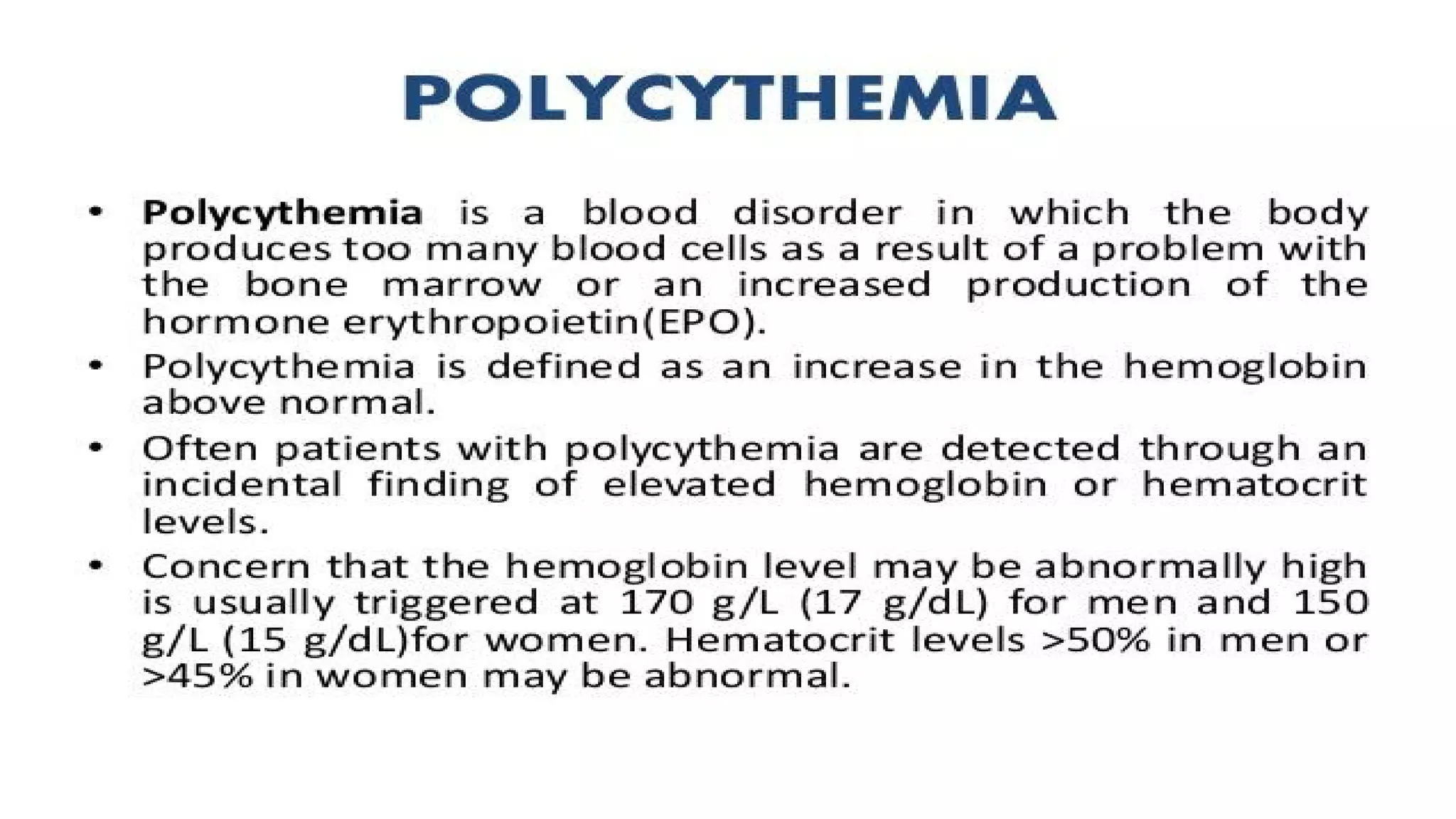 Polycythemia | PDF