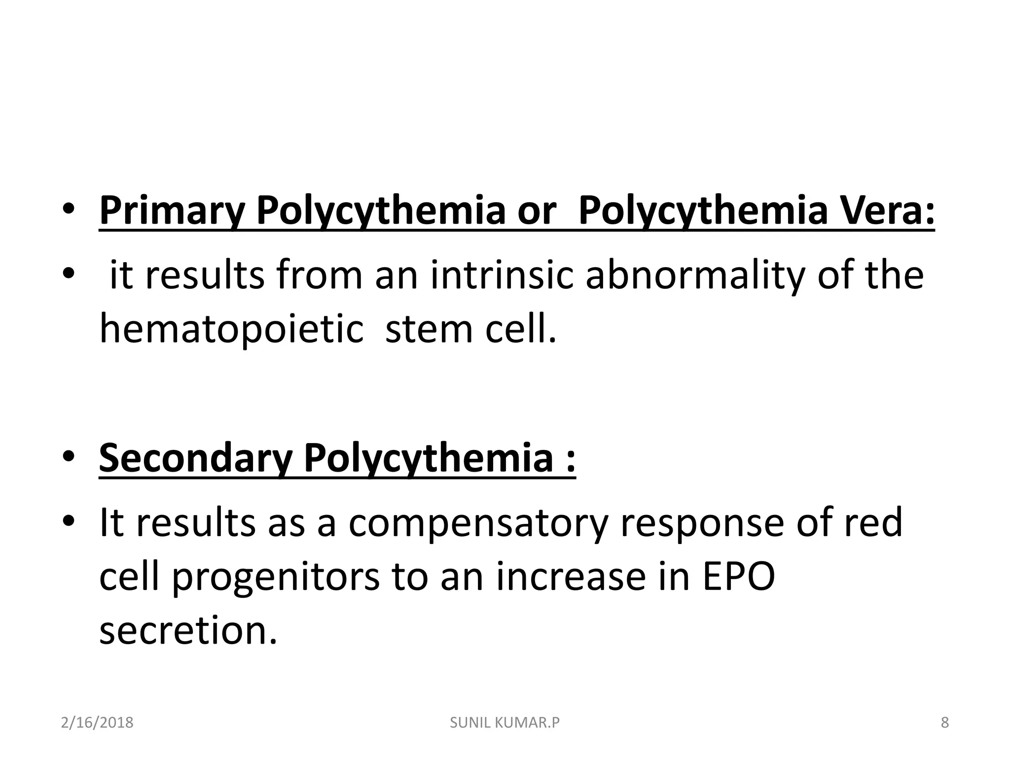 Polycythemia | PPTX