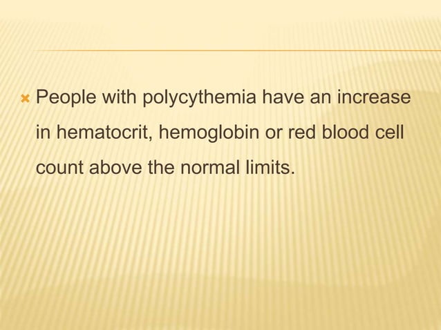 Polycythemia | PPTX