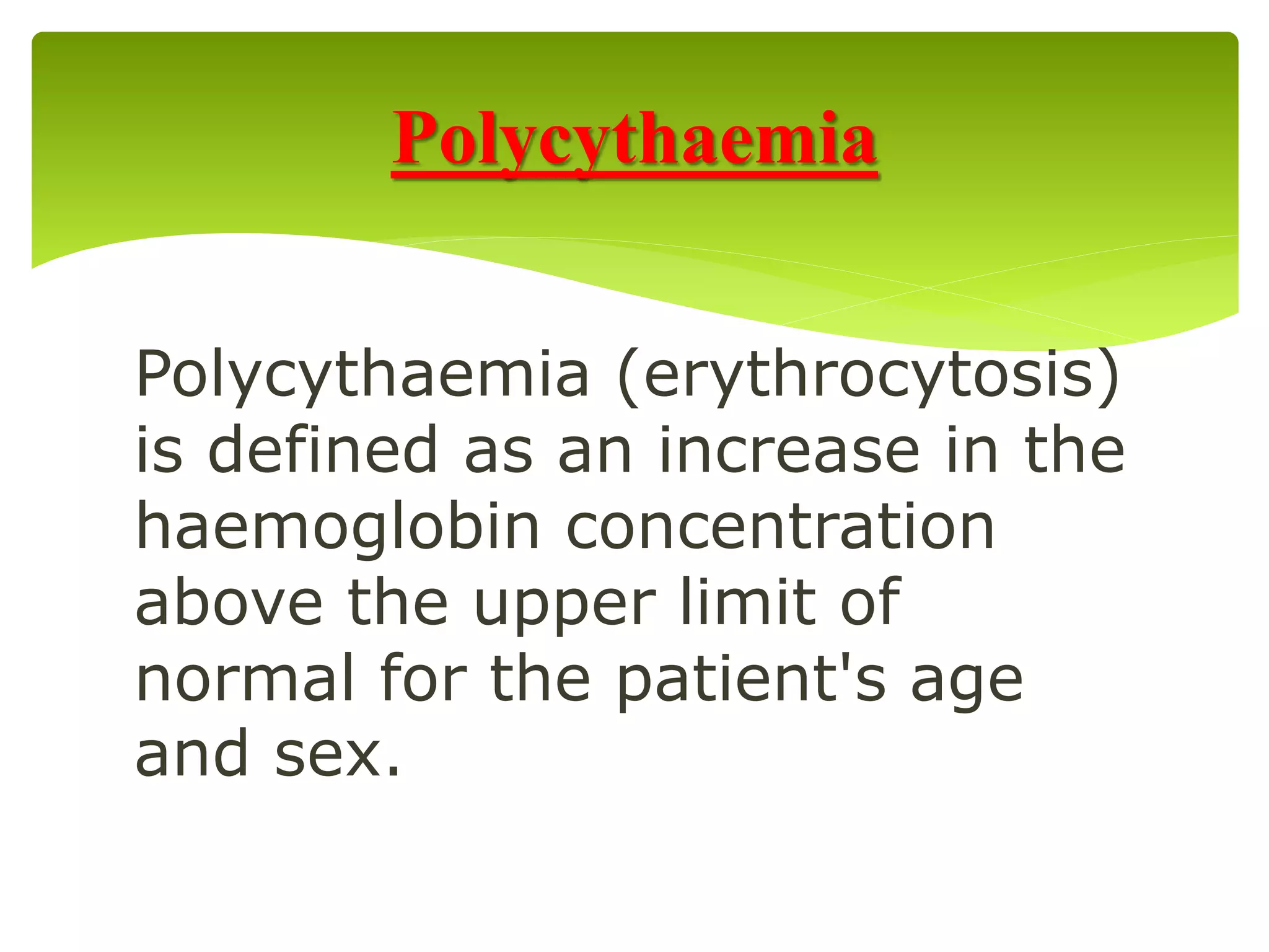 Polycythemia. | PPT