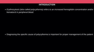 Approach to Polycythemia / Erythrocytosis in Adults | PDF