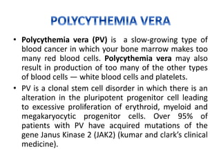 Polycythemia vera rumana | PPTX