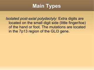 Polydactyly | PPT