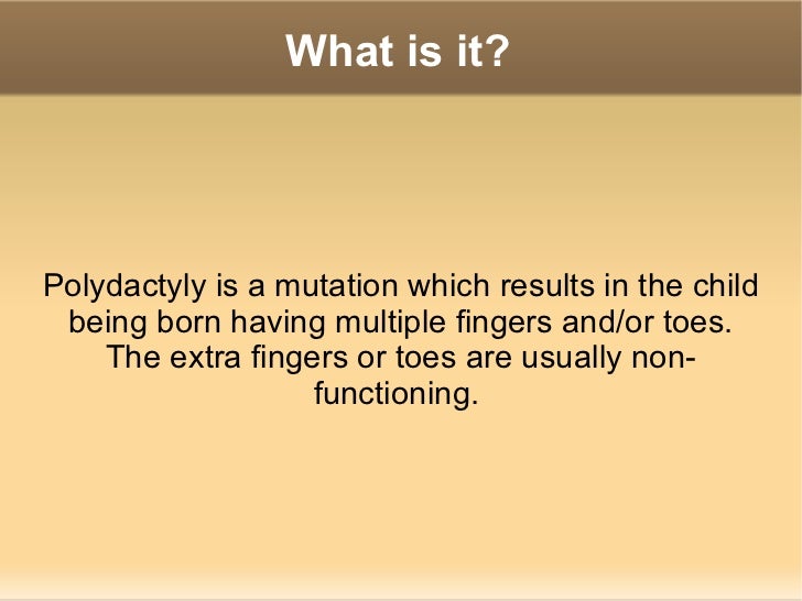 Polydactyly