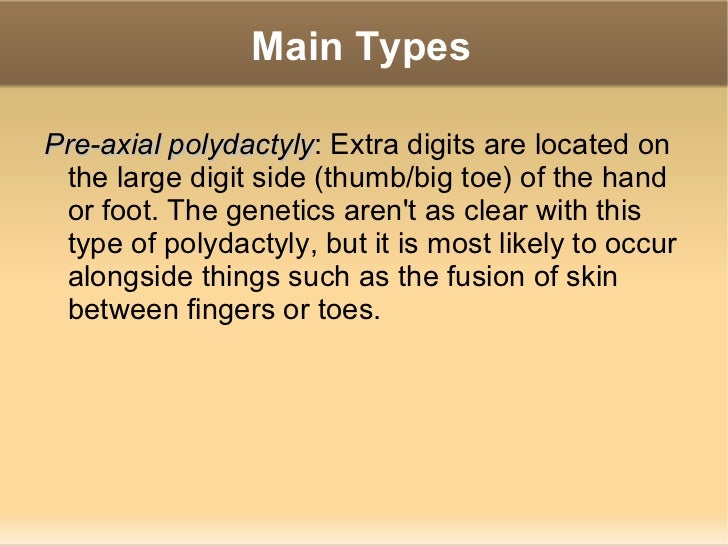 Polydactyly