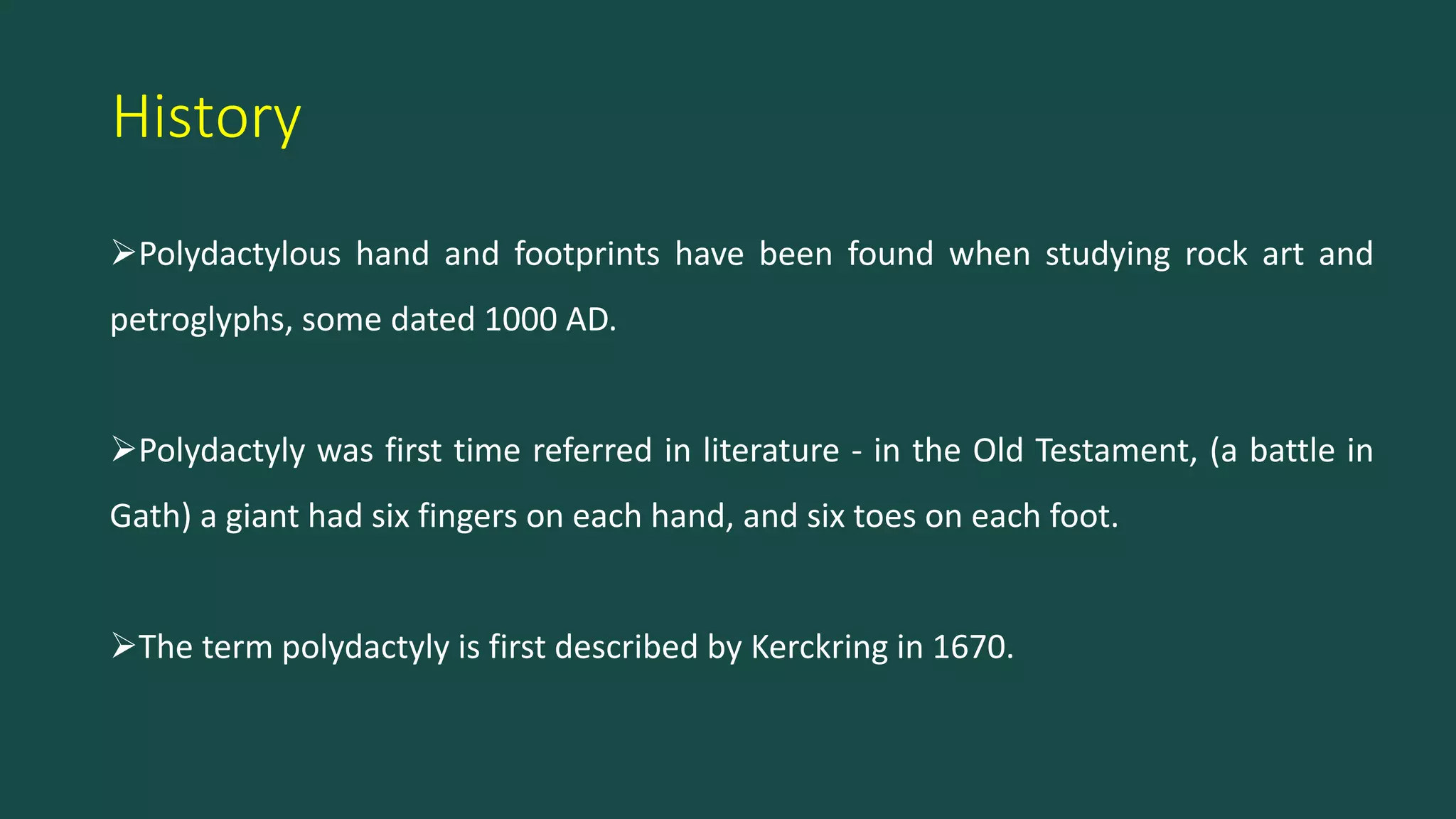 Polydactyly | PPTX