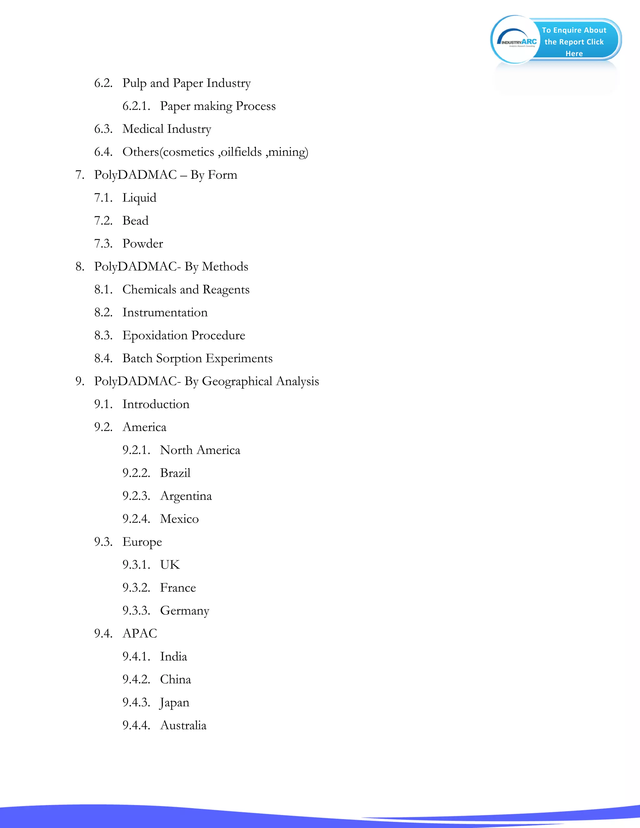 PolyDADMAC are the main source of water purification and treatment ...