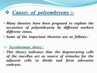 Polyembryony | PPTX