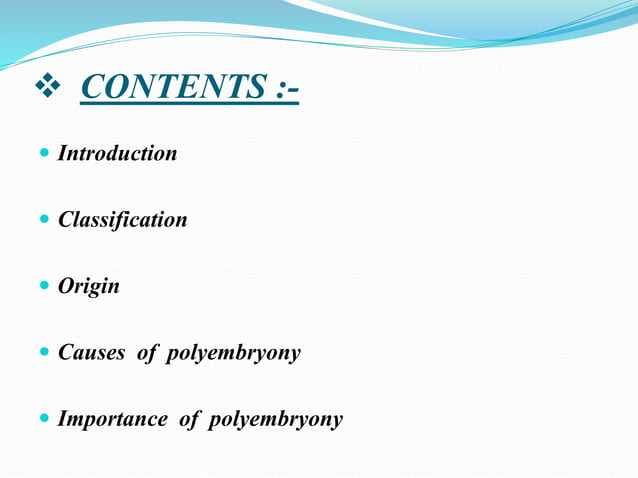 Polyembryony | PPTX