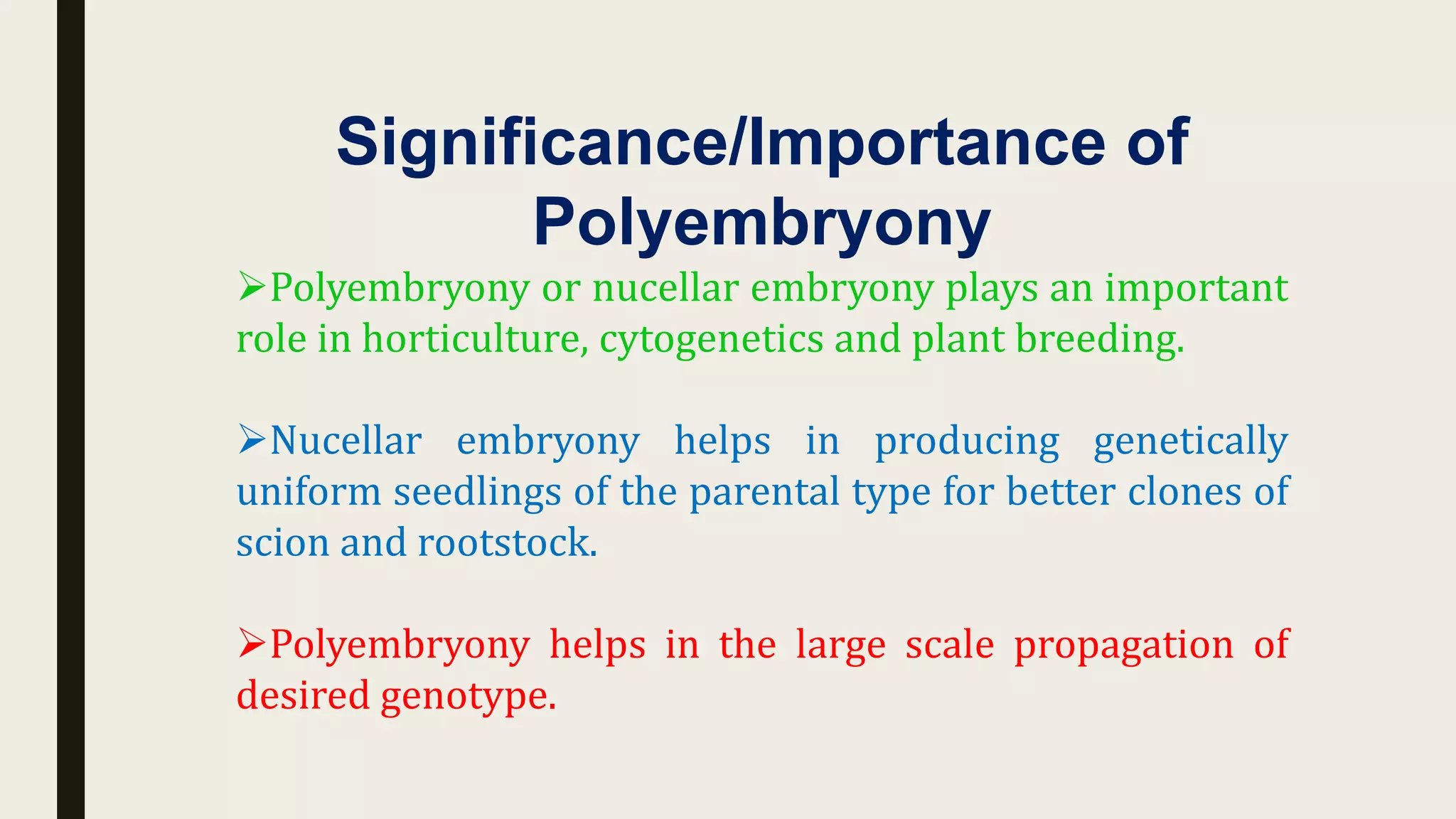 Polyembryony | PPTX