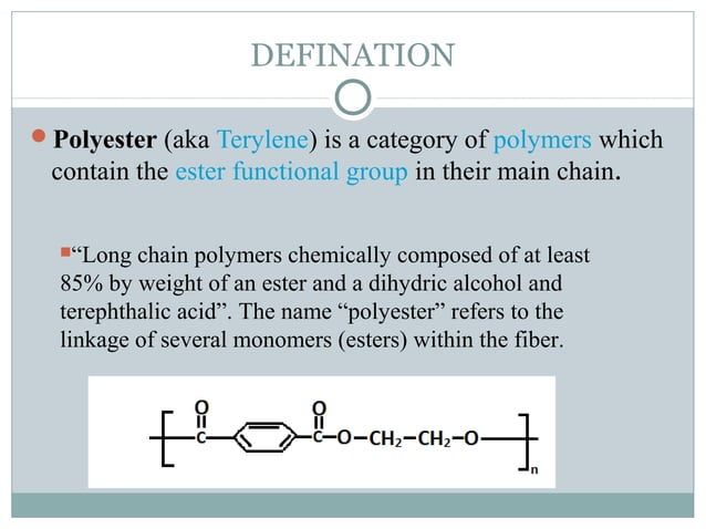 Polyester | PPT | Needlework | Arts and Crafts