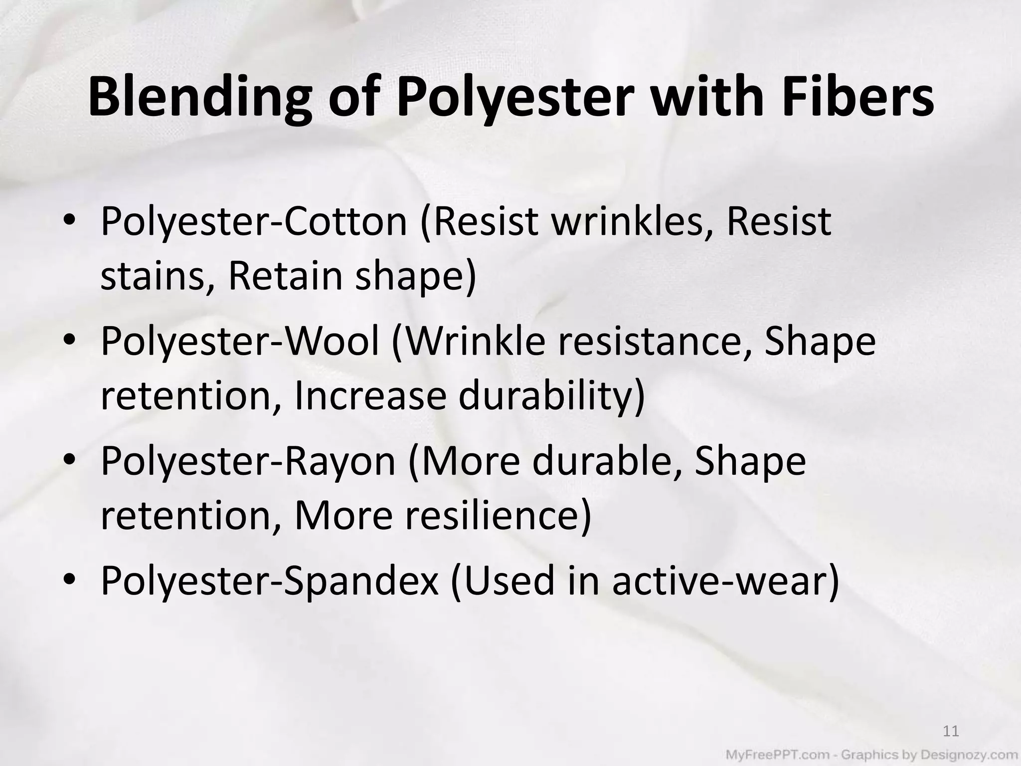 Polyester Fibers | PPTX