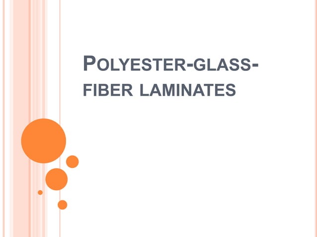 Polyester - A Speciality Polymer | PPTX