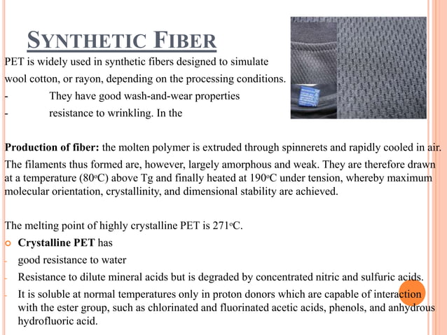 Polyester - A Speciality Polymer | PPTX