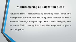 Polyester Cotton Fibre( PC Blend).pptx
