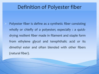 Polyester fabric | PPT