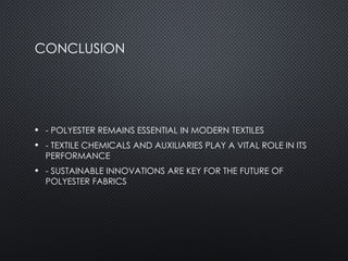 Polyester Fabric: An Overview of Properties, Production, and Chemical ...