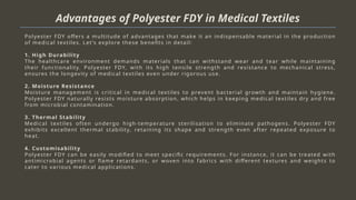 Enhancing Comfort and Protection with Polyester FDY | PPT
