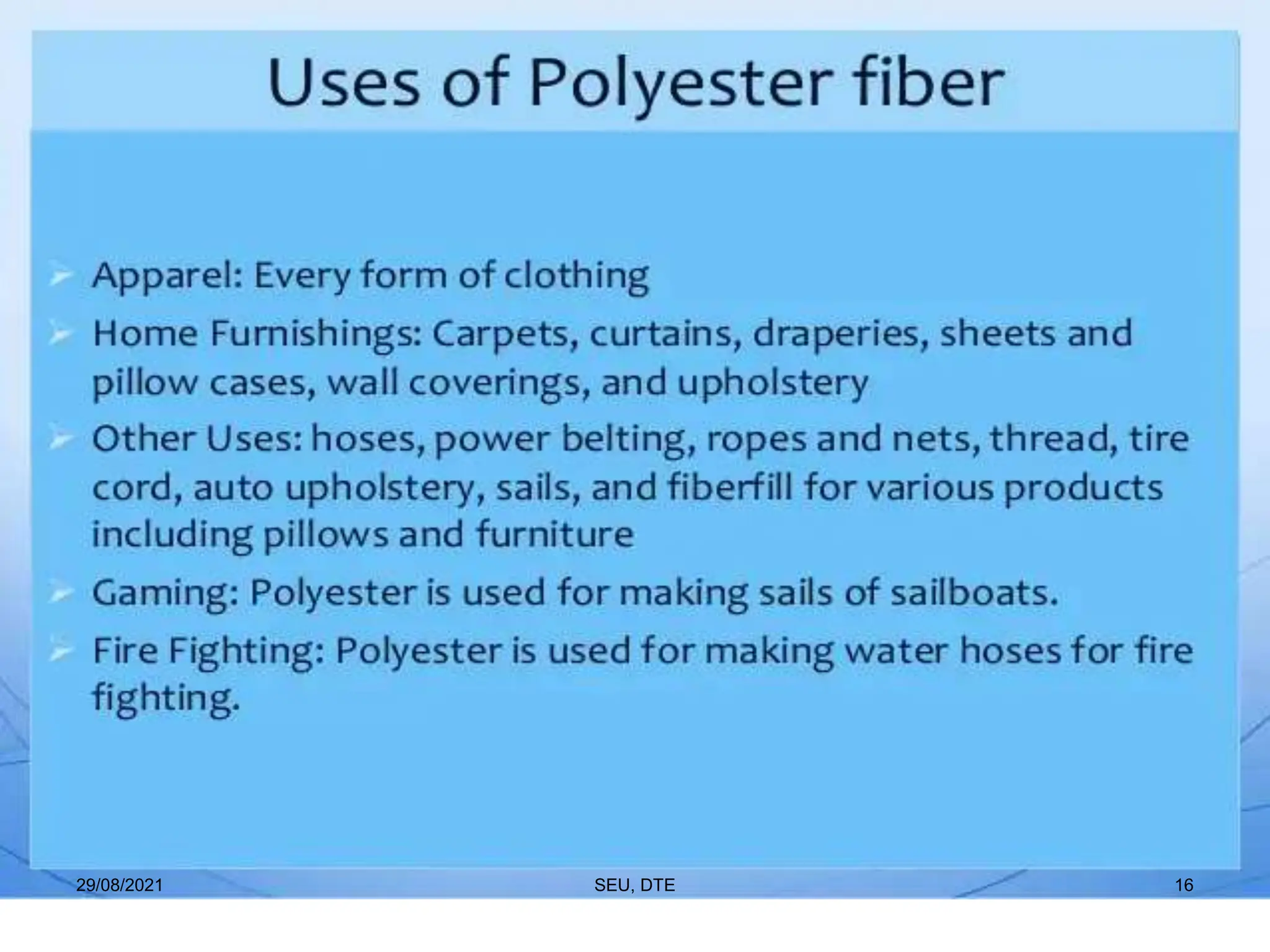 Polyester Fiber & its all about information.pptx